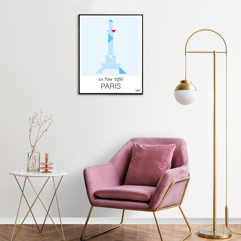 Affiche Tour Eiffel Paris très haute qualité Tangraf France