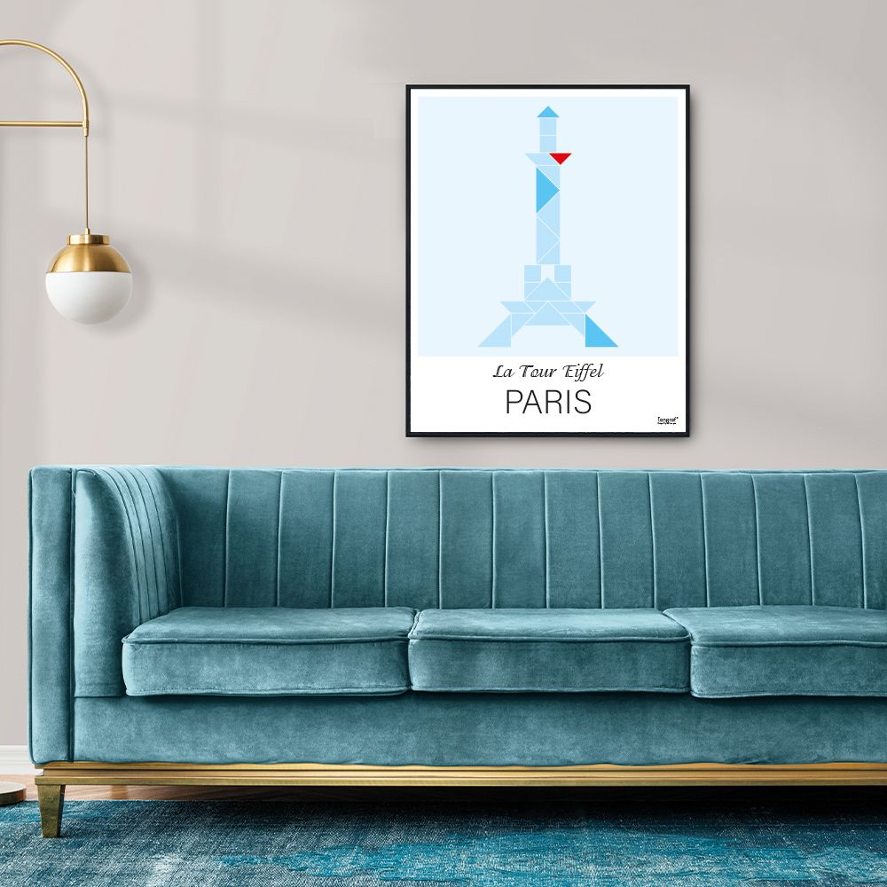 Affiche Tour Eiffel Paris très haute qualité Tangraf France
