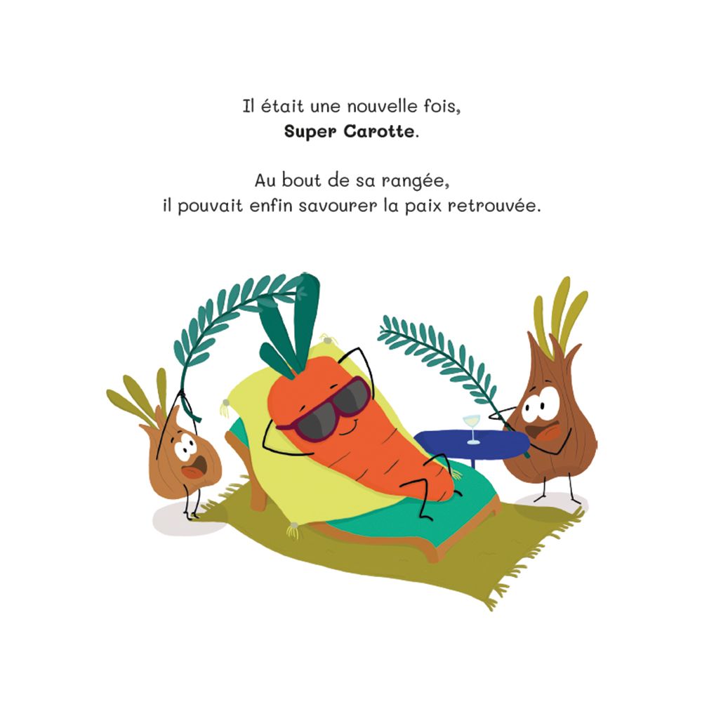 Livre pour enfant " Super Carotte 3 la Kiwid